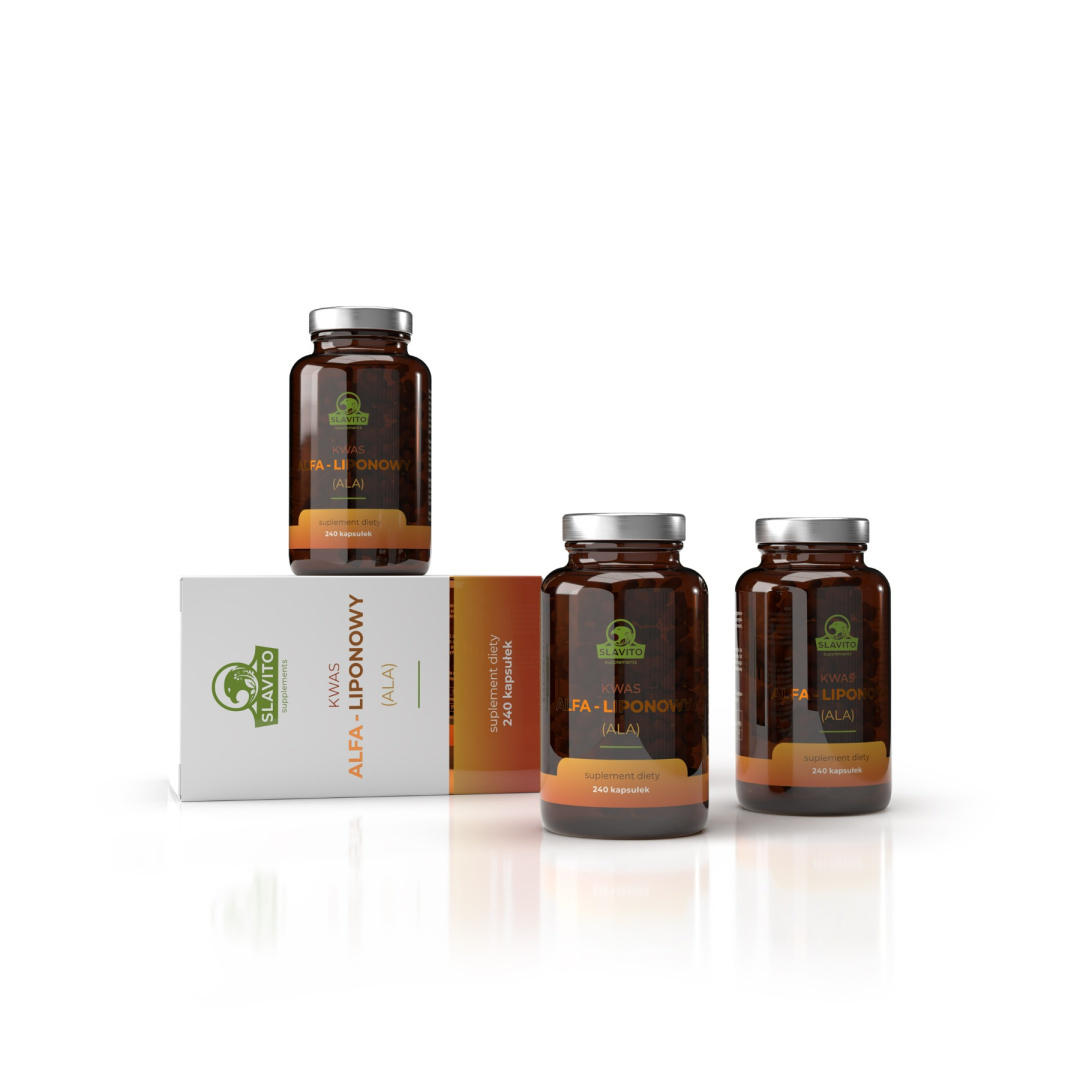 Kwas Alfa-Lipnowy (ALA). Suplement Diety SLAVITO. Dobra Cena - E ...